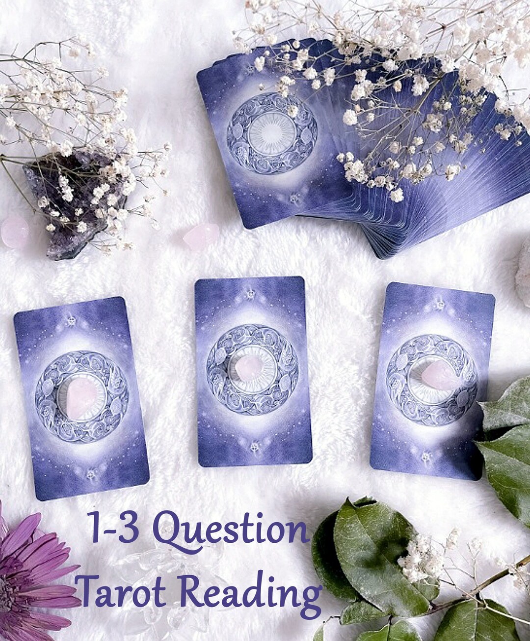 3-card Tarot Reading: Intuitive Psychic Guidance, 3 Questions Included ...