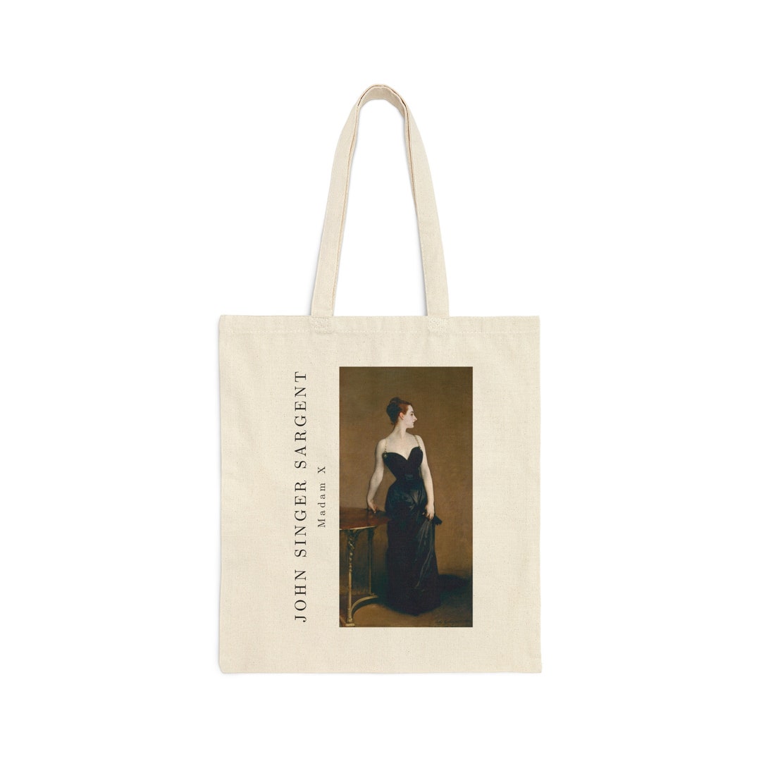 Minimalist Tote Bag of John Singer Sargent's Famous Painting madam X by ...