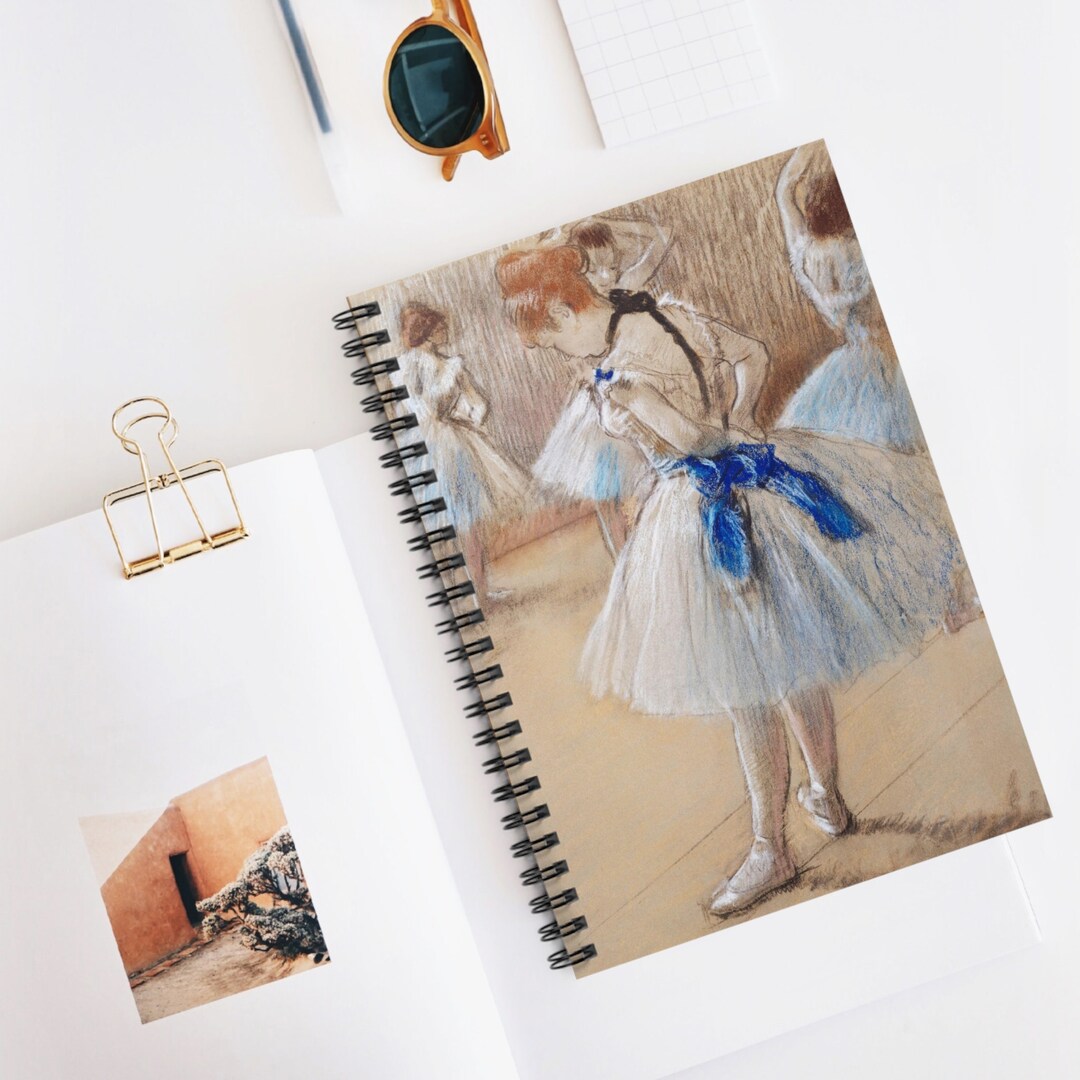 Ballet Coquette Aesthetic Cute Spiral Notebook of Edgar - Etsy