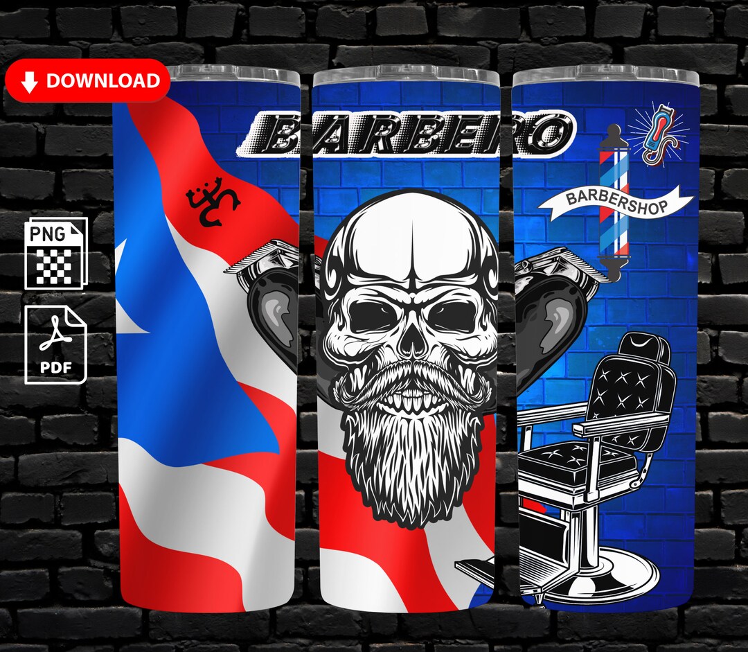 Skeleton Puerto Rico Tumbler Wrap / 20oz/ Coquí / PR Flag/ PNG ...