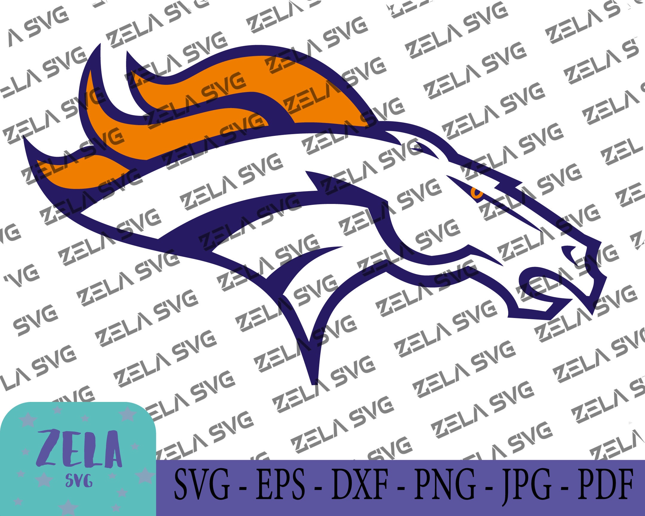 Bronco Clip Art - Etsy