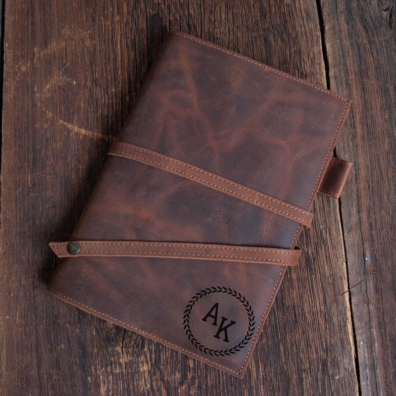 Leather Journal Cover Wrap - Etsy