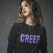 Creep Shirt, Creepy Halloween Shirt, Grunge Style, Slime Splat Tee ...