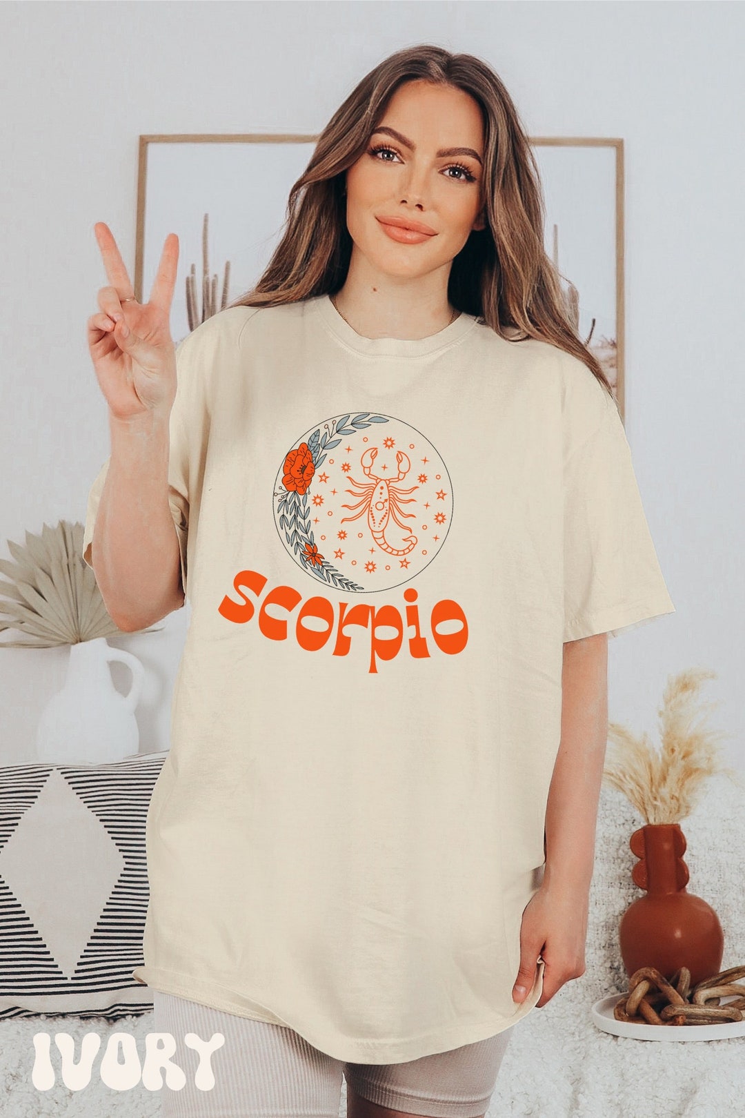 Comfort Colors® Retro Scorpio Shirt Scorpio Season Shirt - Etsy España
