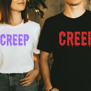 Creep Shirt, Creepy Halloween Shirt, Grunge Style, Slime Splat Tee ...