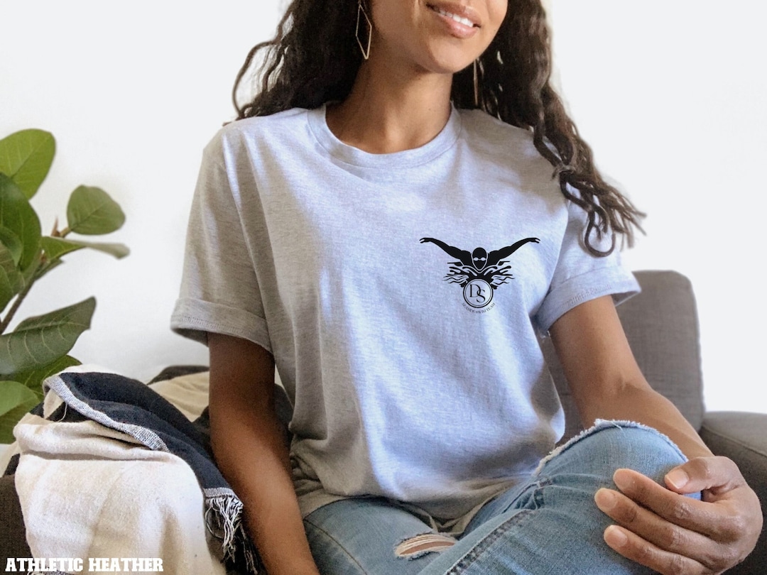 Custom Swim Team Shirt, Personalized Monogram Tshirt, Customized Name ...