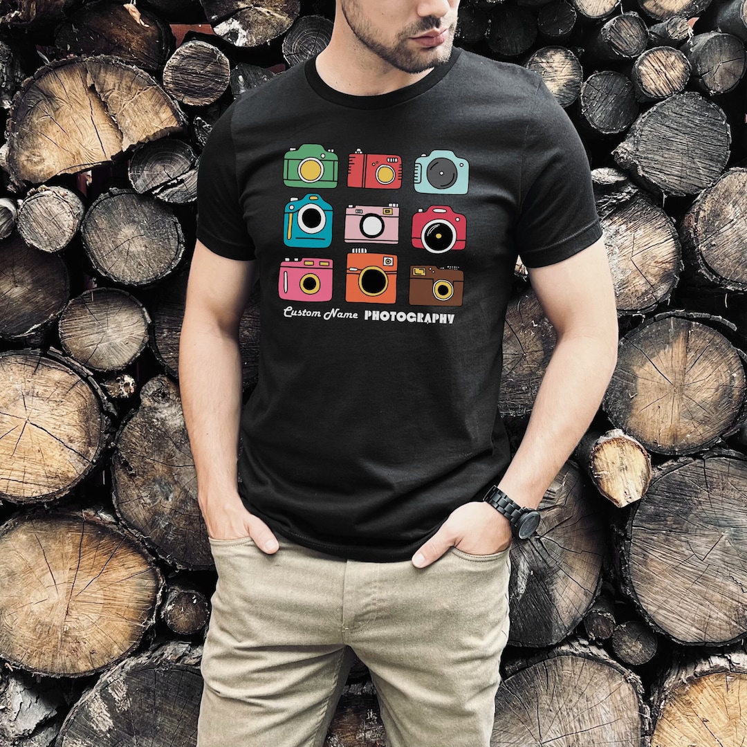 Personalized Photography Shirt, Custom Photo Business Name Tshirt ...