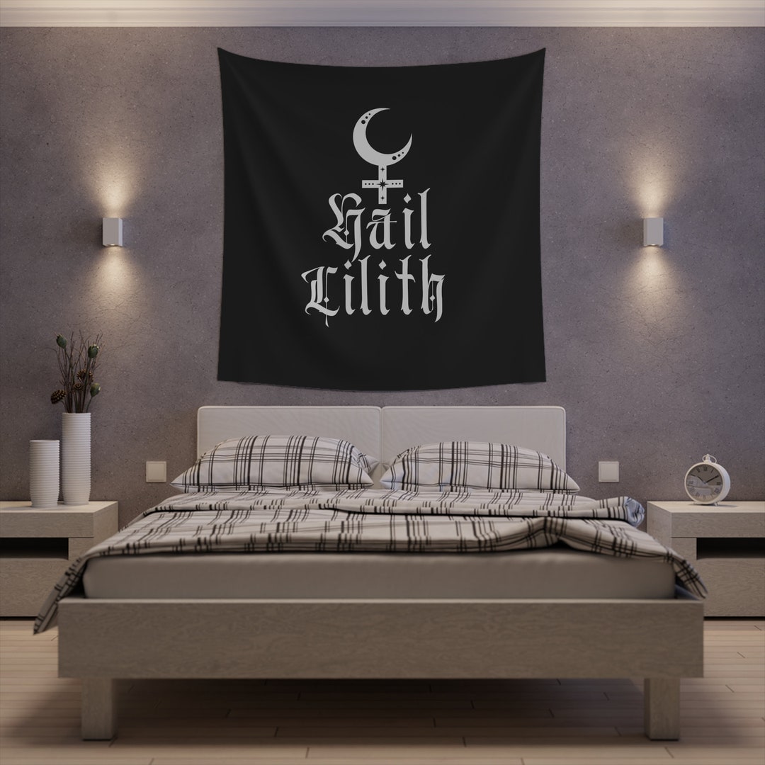 Lilith Tapestry, Mother of Demons, Hail Lilith, Witchy Vibes Wall ...