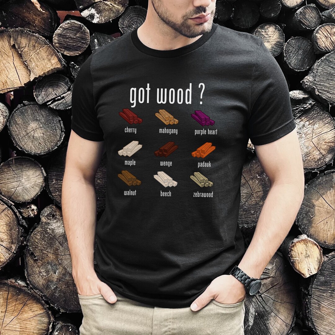 Got Wood Shirt, Funny Woodworking Dad Joke Tee, Father's Day Woodworker ...
