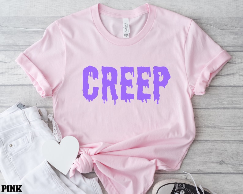 Creep Shirt, Creepy Halloween Shirt, Grunge Style, Slime Splat Tee ...