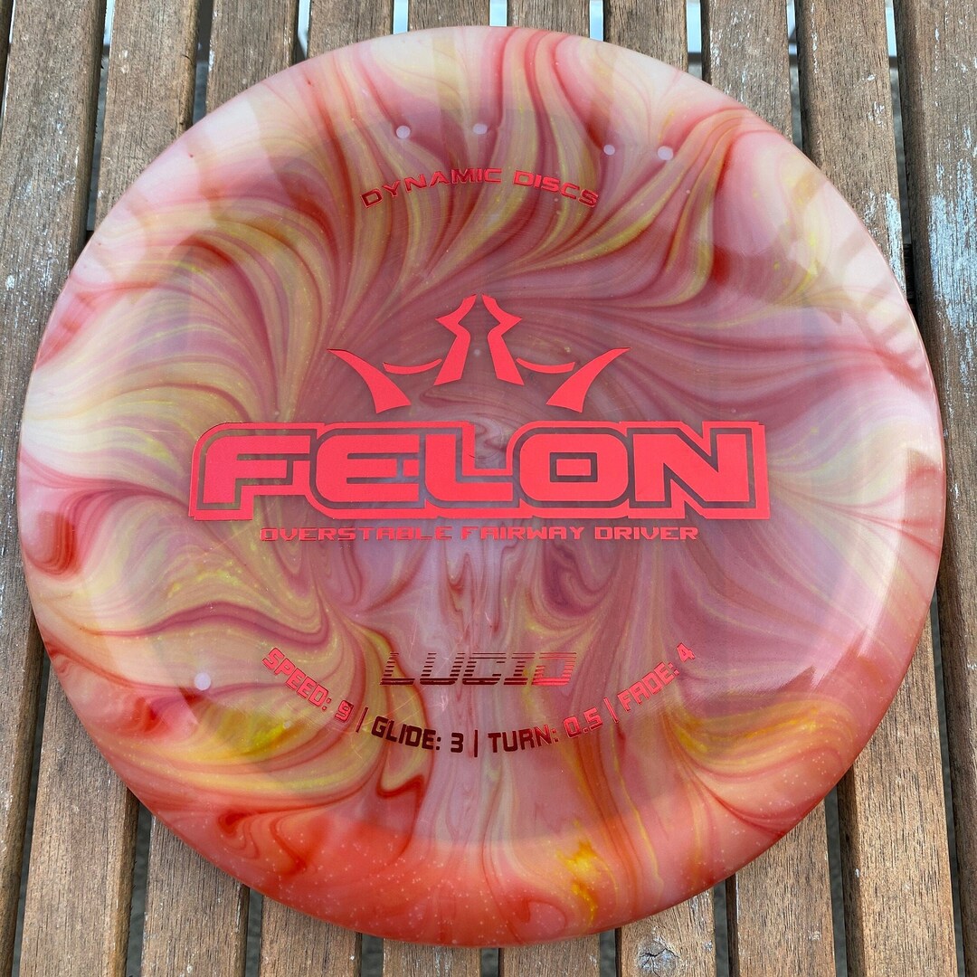 Dynamic Discs Lucid Felon 175g Custom Dyed Fairway Driver - Etsy