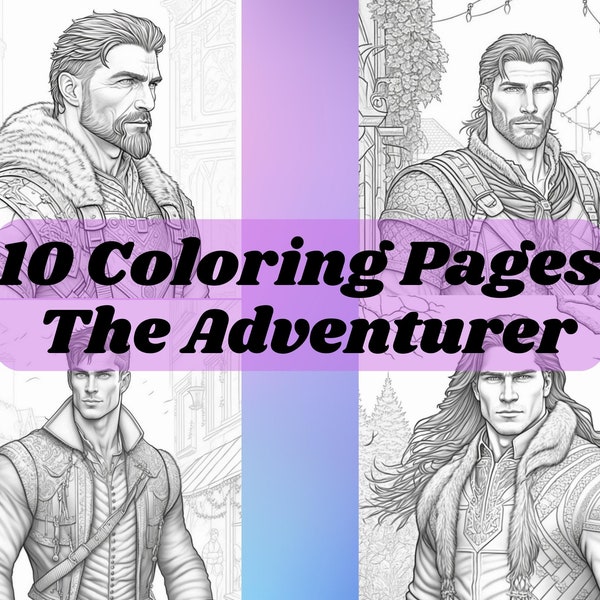 Black Men Coloring Book - Etsy