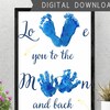 Dinosaur Handprint Art Printable Craft Template Mother's Day Father's ...