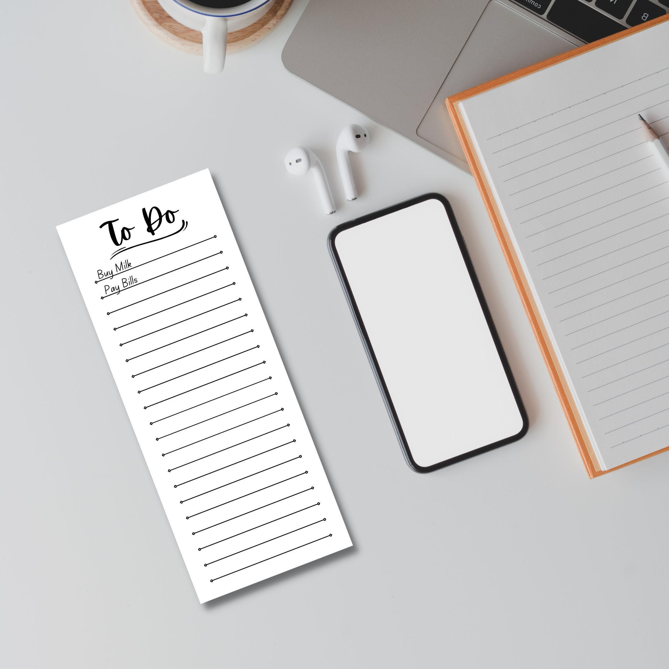 To Do List Printable | Digital Notepad | Stationary | Simple Tasks List ...