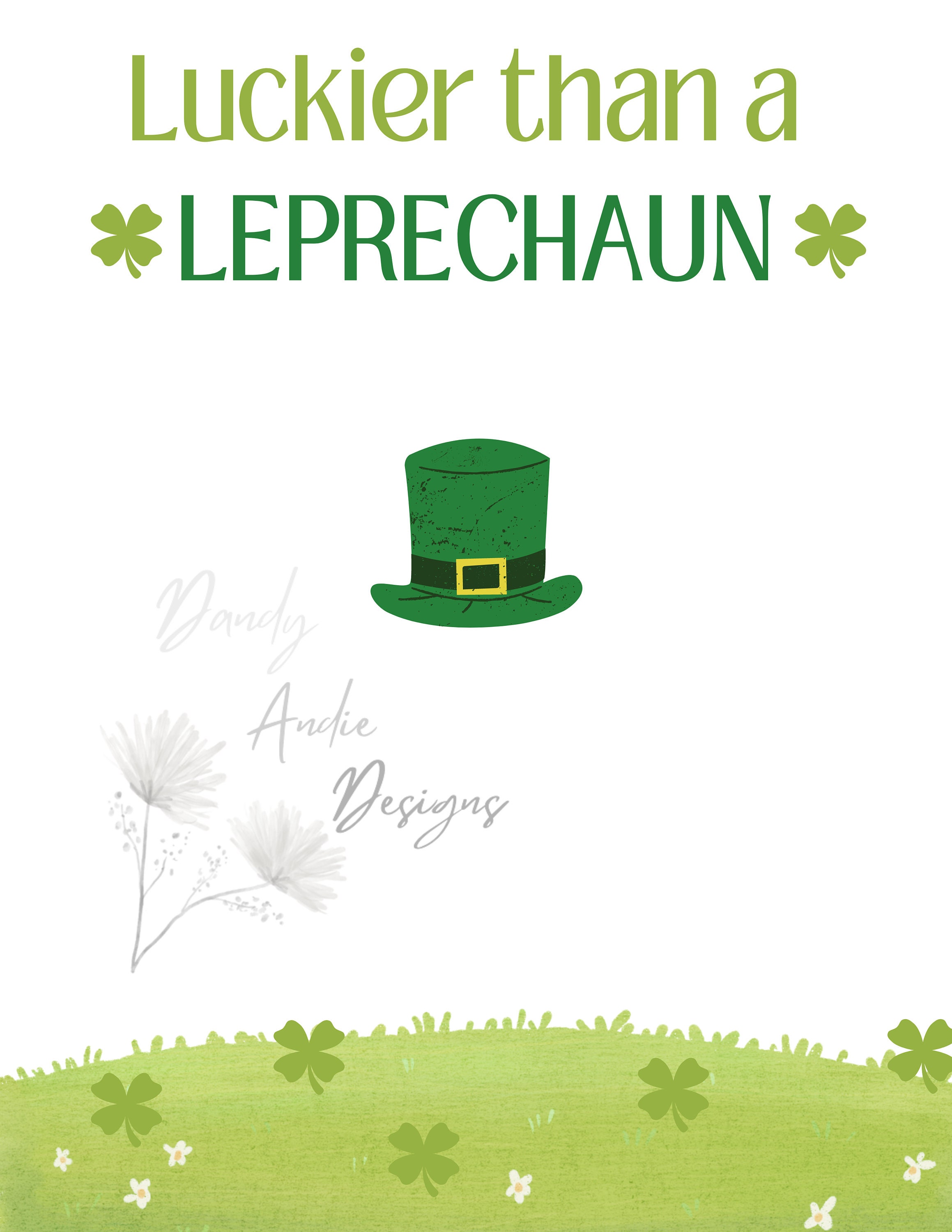 St. Patrick's Day Printable Craft Templates Lucky Charm Handprint ...