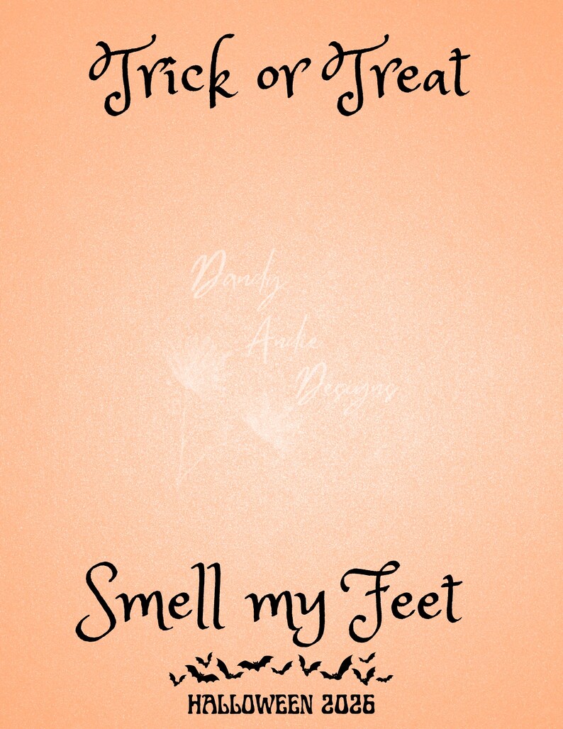 Halloween Footprint Art, Trick or Treat Smell My Feet Footprint Craft ...