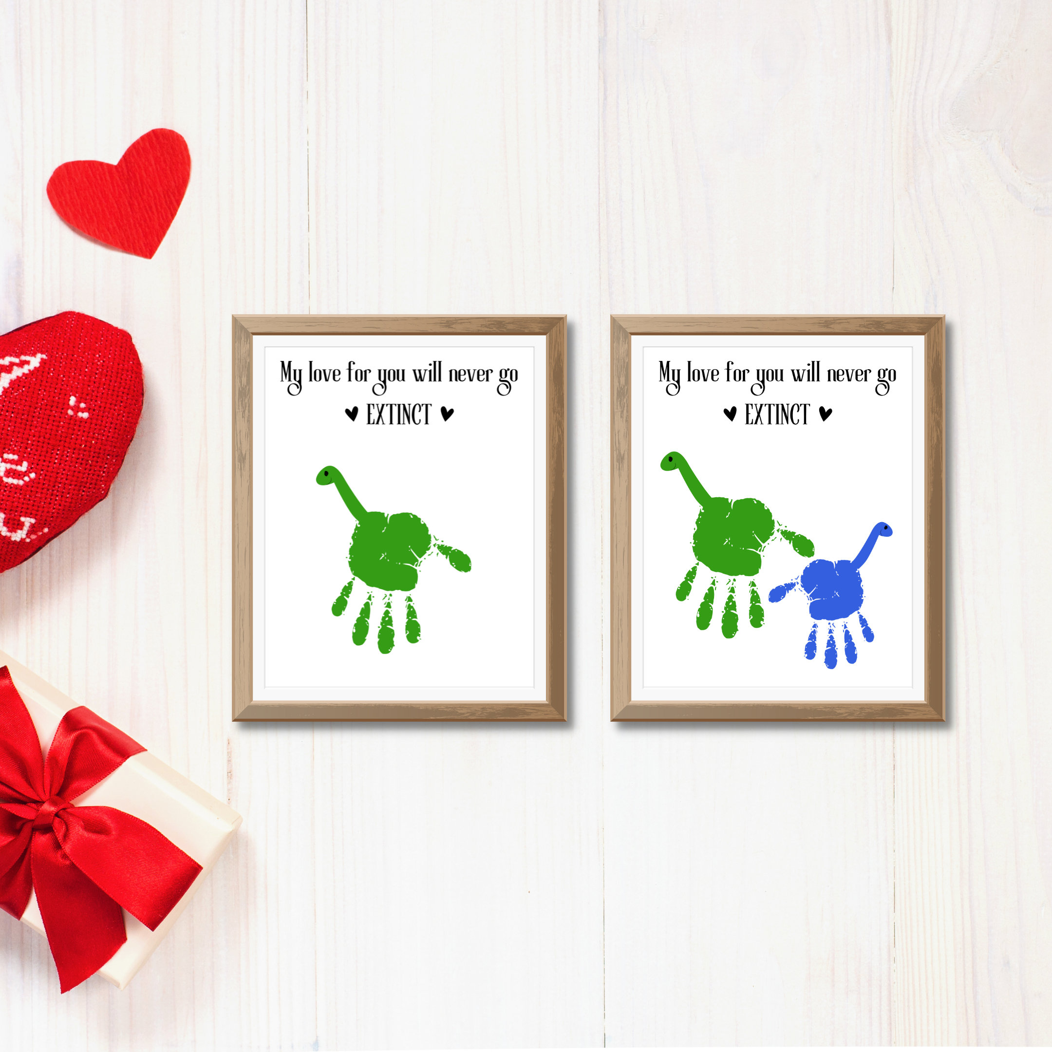 Dinosaur Handprint Art | Printable Craft Template | Mother's Day ...