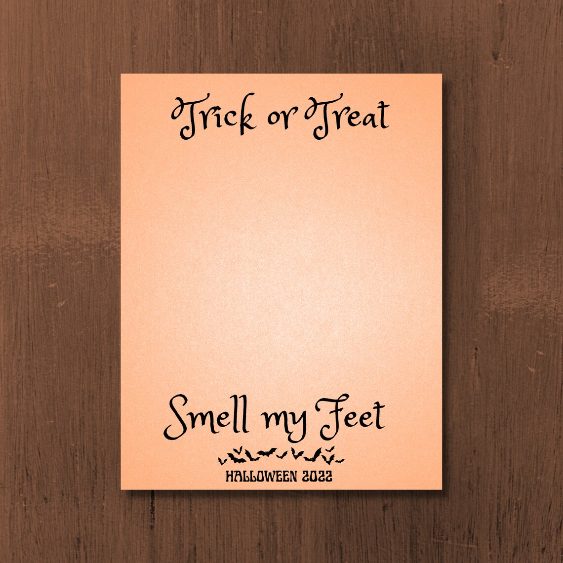 Halloween Footprint Art, Trick or Treat Smell My Feet Footprint Craft ...