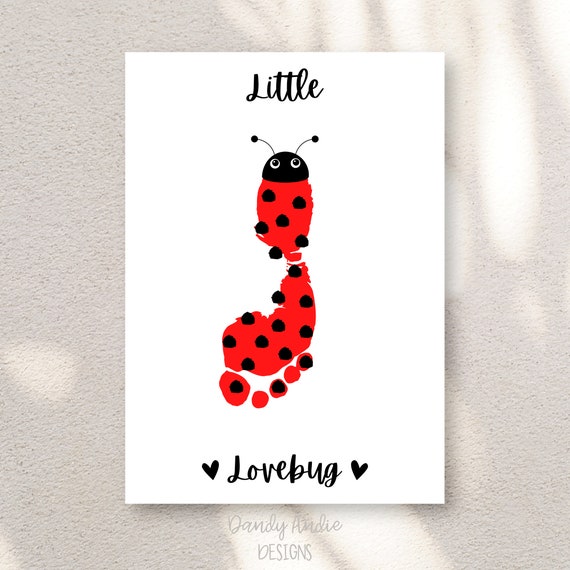Little Love Bug Footprint