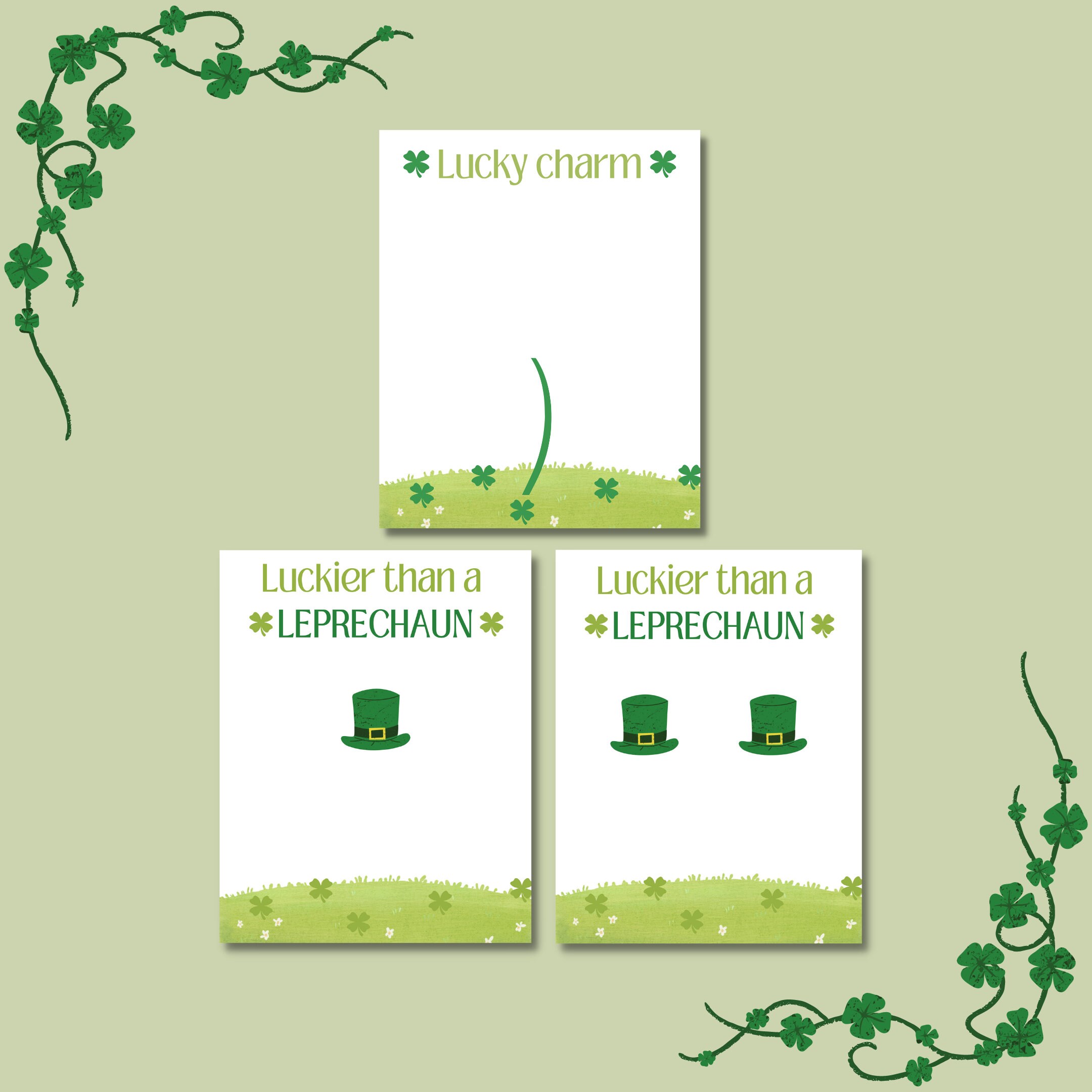 St. Patrick's Day Printable Craft Templates Lucky Charm Handprint ...