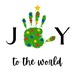 Christmas Handprint Art, Joy to the World Craft, DIY Keepsake, Kids ...