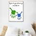 Dinosaur Handprint Art Printable Craft Template Mother's Day Father's ...