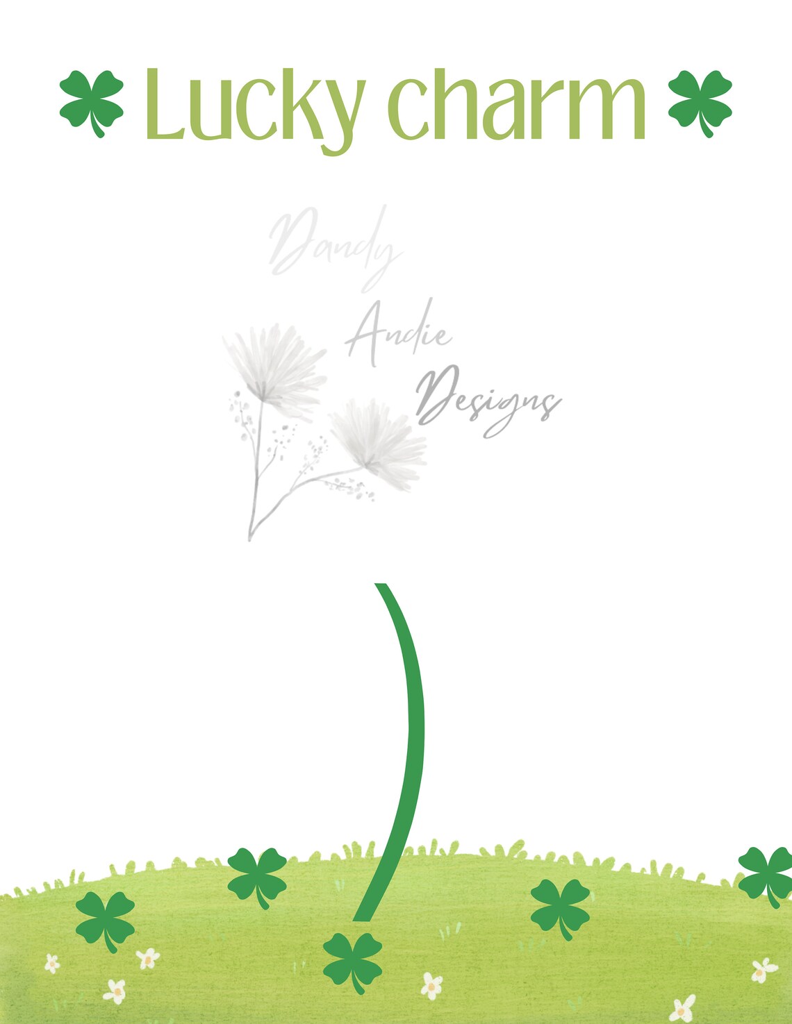 Lucky Charm Handprint Shamrock Art St. Patrick's Day Printable Craft ...