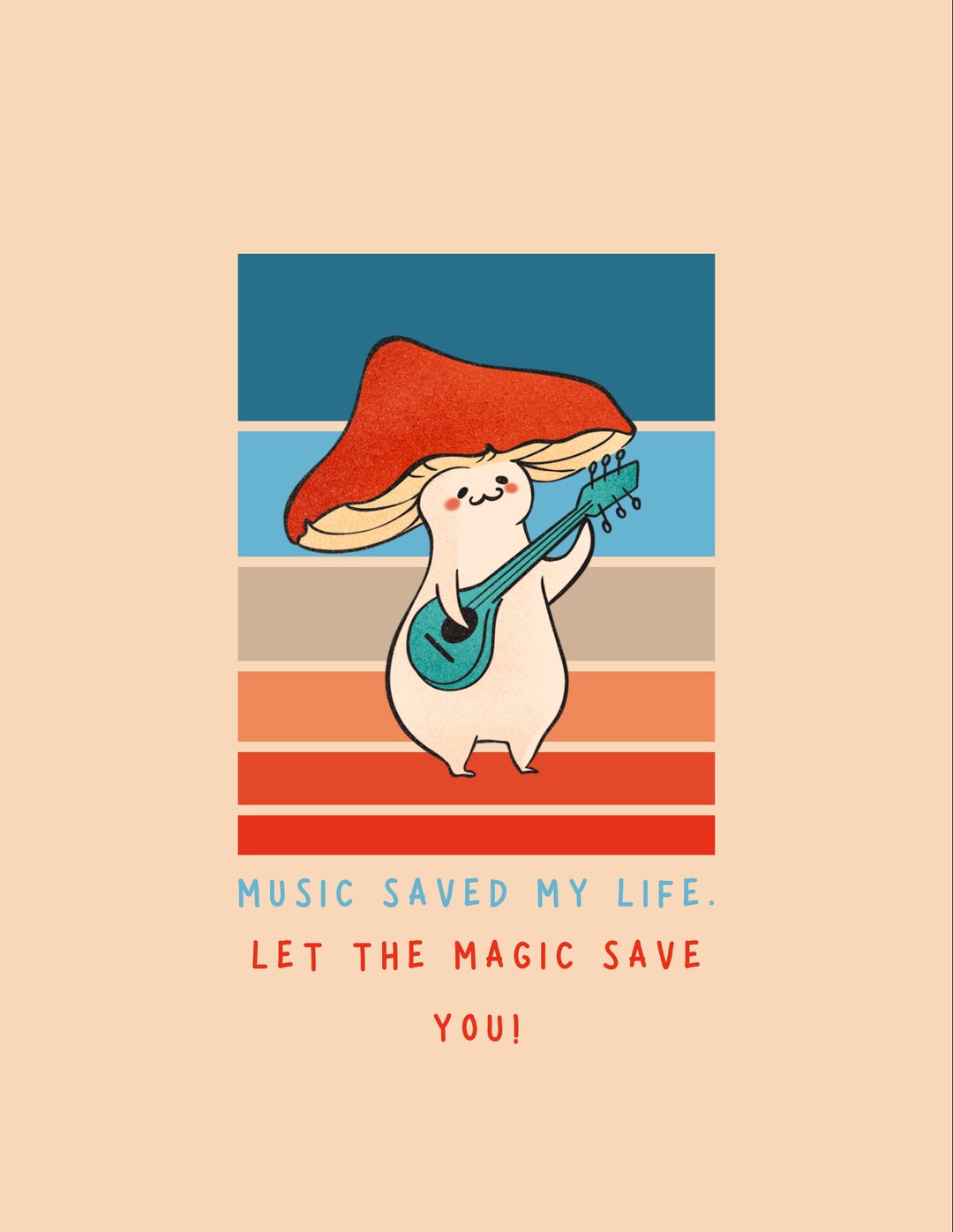 Mushroom Music Magic - Etsy