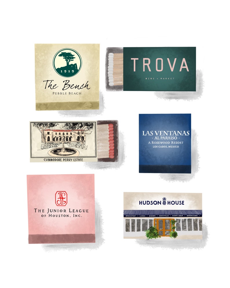 Custom Personalized Matchbox Art Print - Etsy