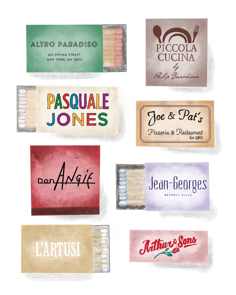 Digital Custom Personalized Matchbox Art Print - Etsy