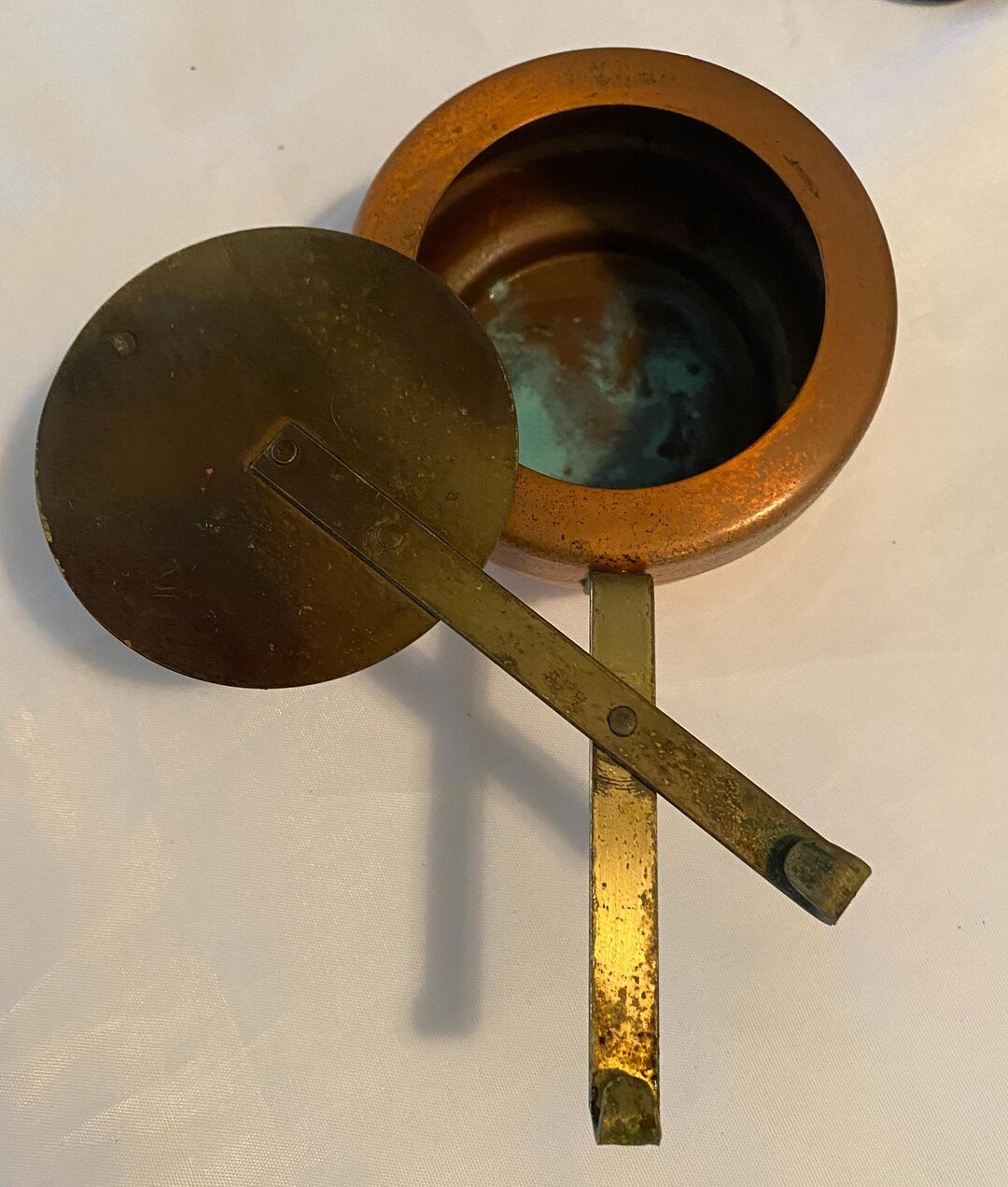 Copper Smelting Pot With Swivel Lid - Etsy