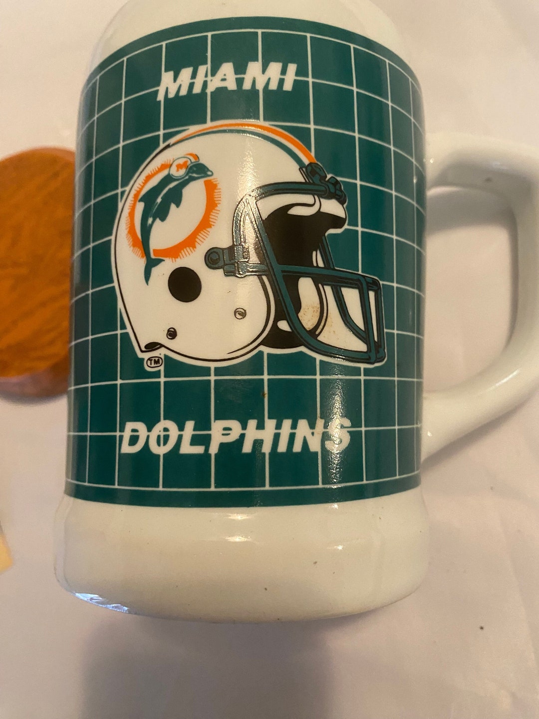 Miami Dolphins Beer Stein - Etsy