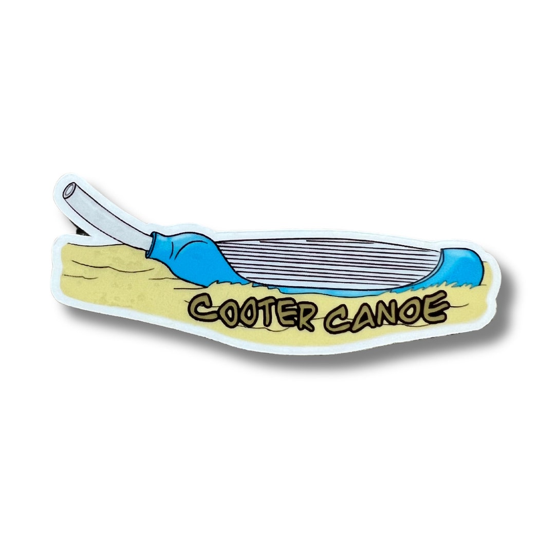 Cooter Canoe Funny Nursing Sticker - Etsy