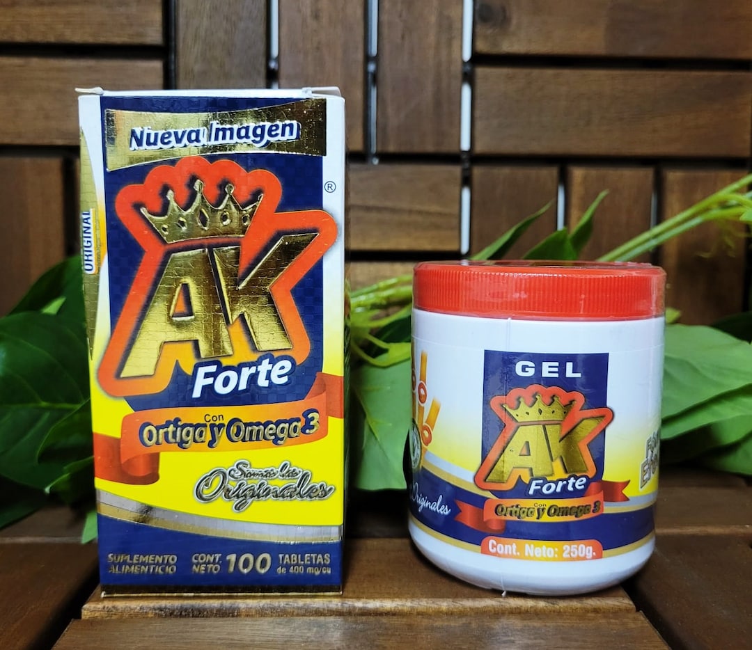 AK Forte With Ortiga Y Omega combo 2 Pack Tabs Gel - Etsy