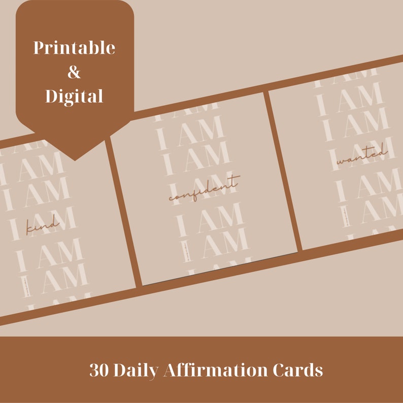 Daily Affirmations - 30 Days of I AM Affirmations - Etsy