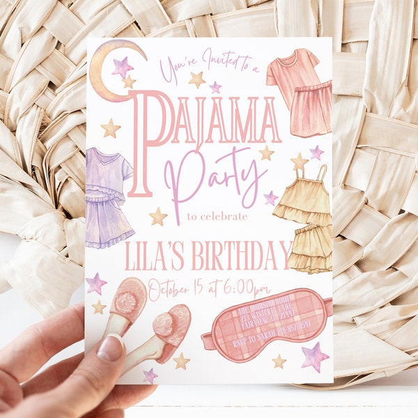 Pajama Party Etsy