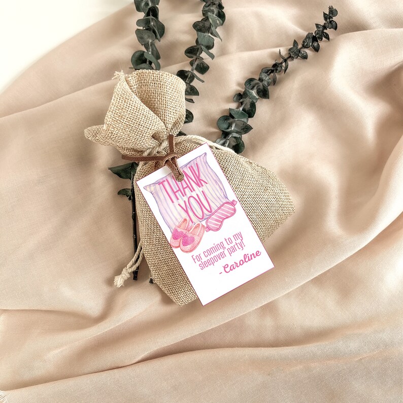 Editable Sleepover Invitation, Girl's Slumber Party, Preppy Pink Heart ...