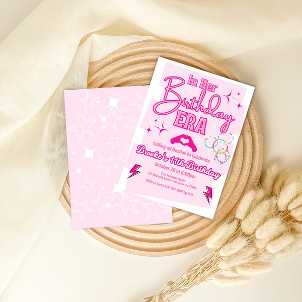 In Her Birthday Era Invitation - Etsy