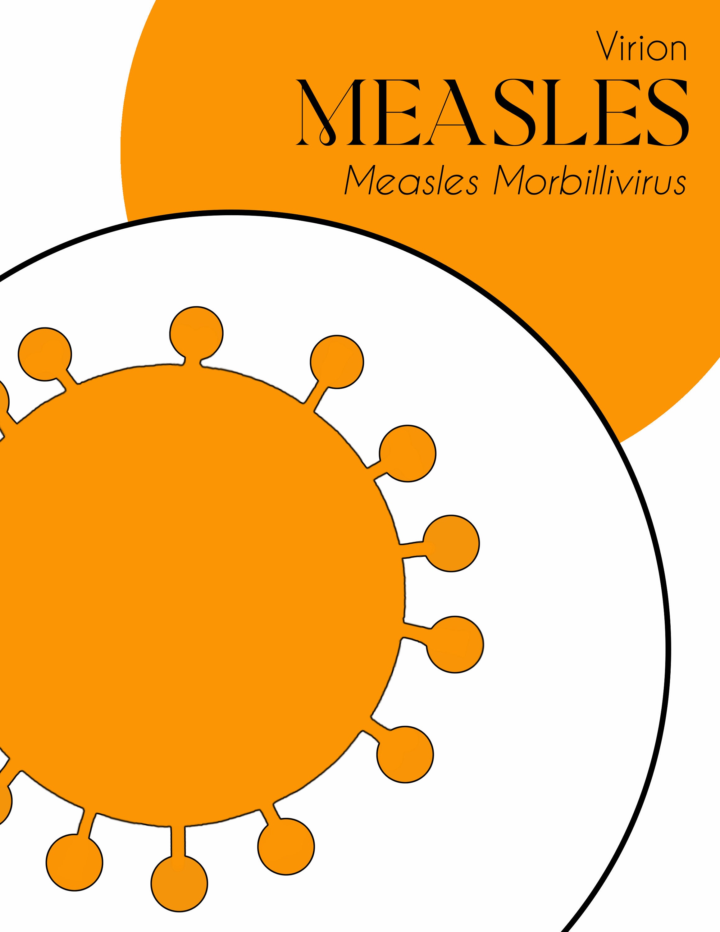 1960's Inspired Pathogen Digital Art Print - Measles - Etsy