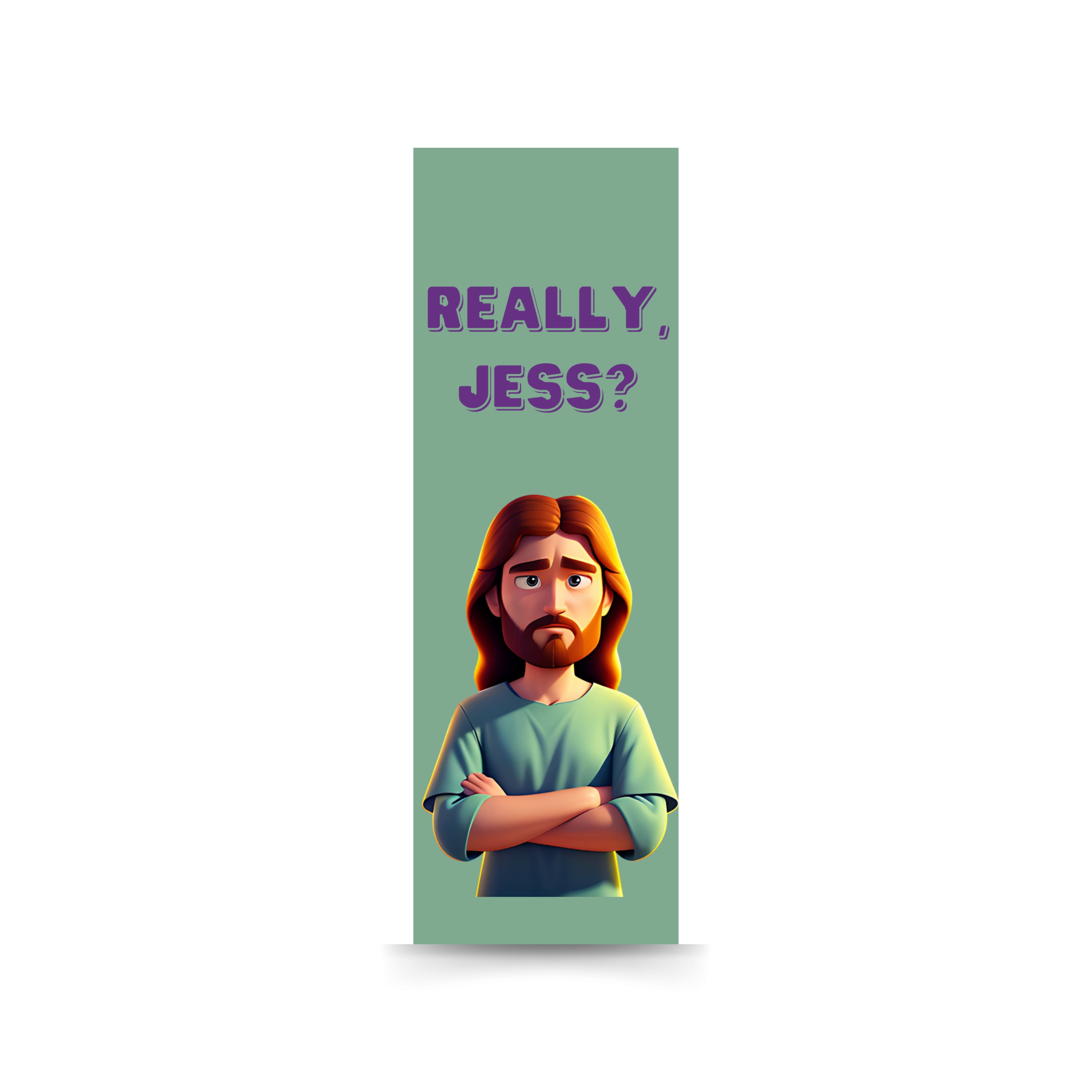 Hilarious Set of 4 Personalized Disappointed Jesus Bookmarks for Smut ...