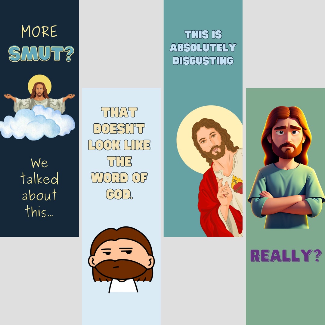 Disappointed Jesus Bookmarks Set of 4 - Ready to Print Version - Etsy