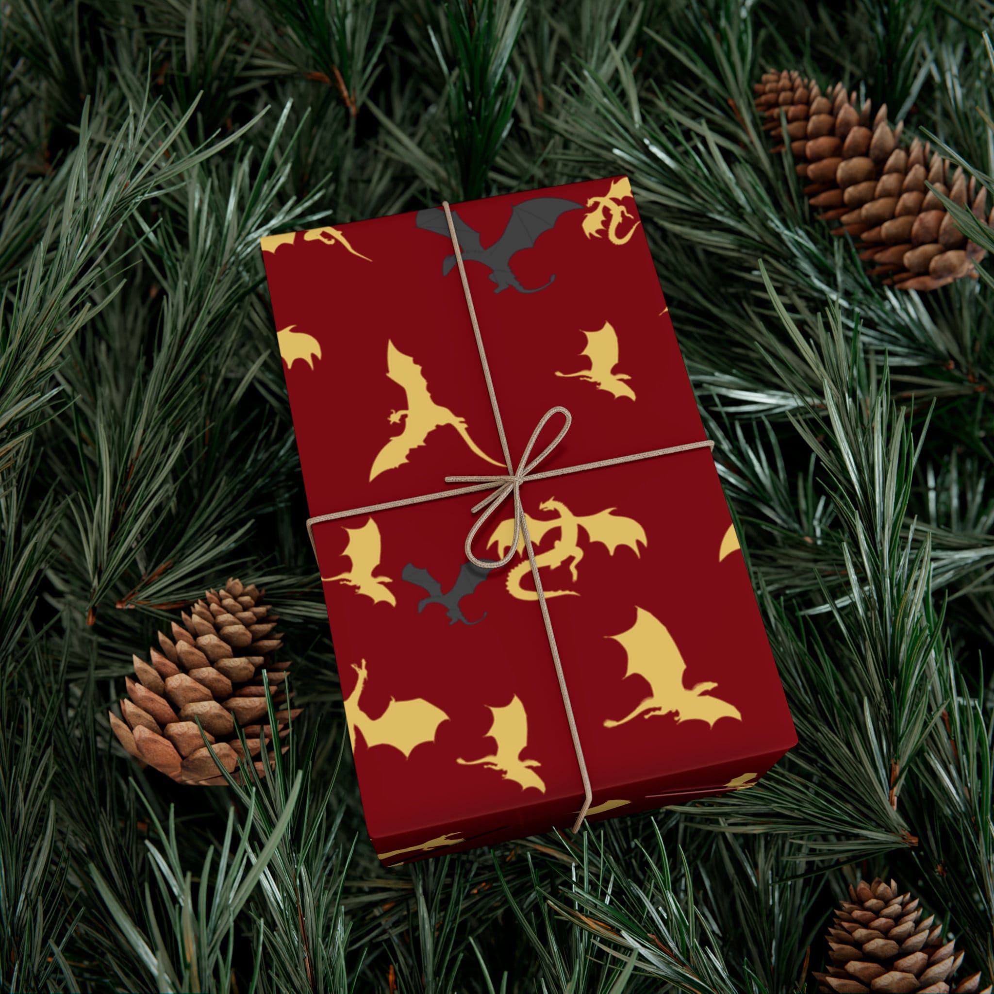 Fourth Wing Irong Flame Gift Wrapping Paper - Etsy