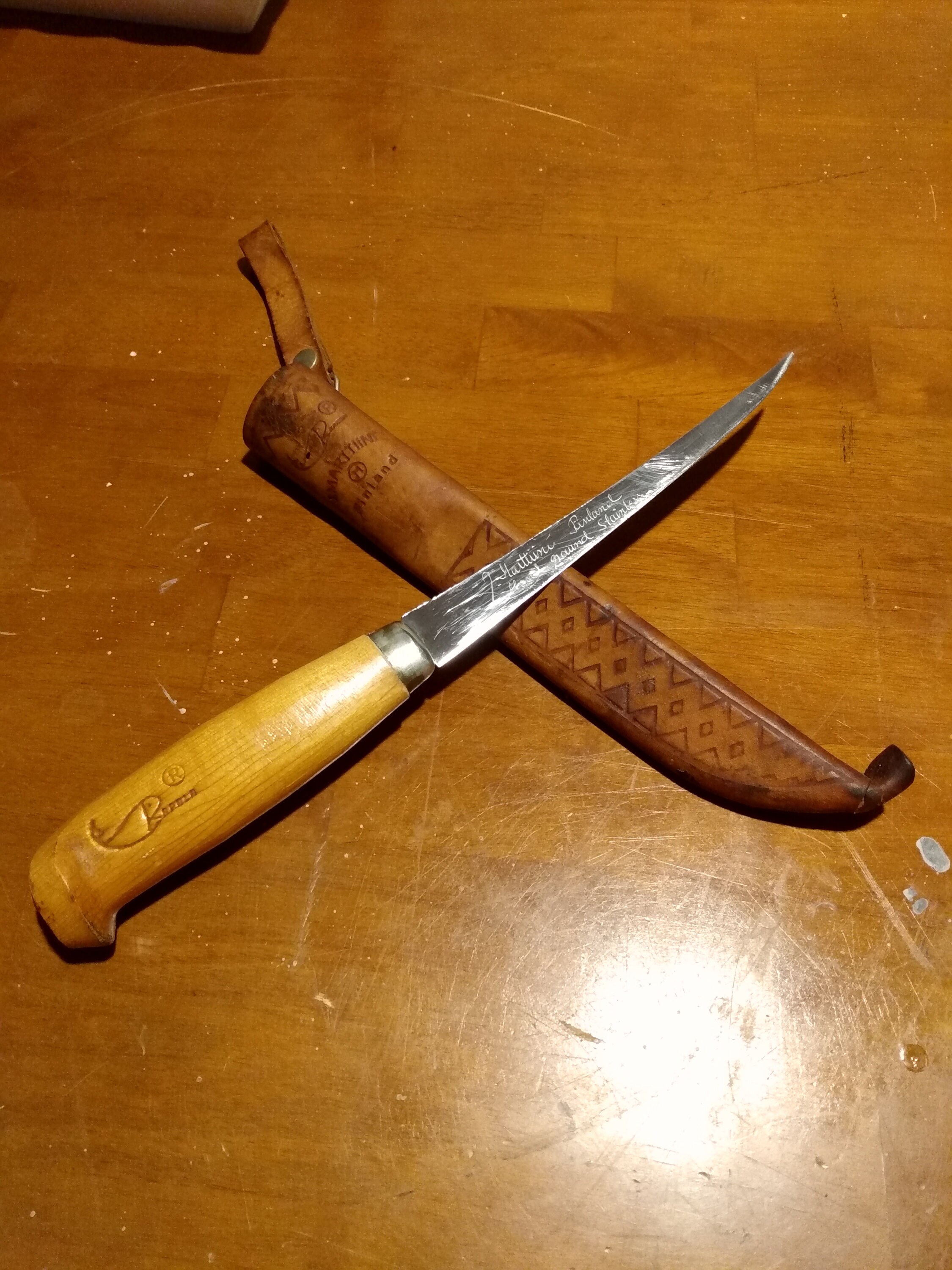 Vintage J. Marttiini Fillet Knife - Etsy