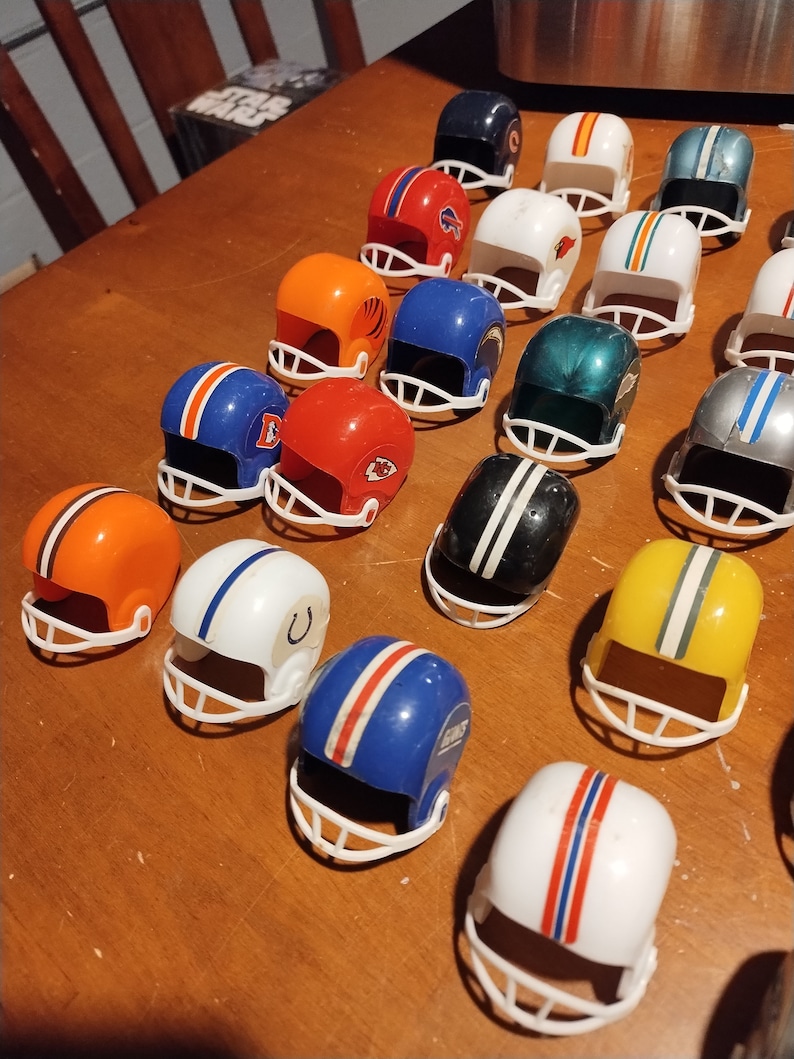 Vintage 1980s NFL Mini Helmets - Etsy