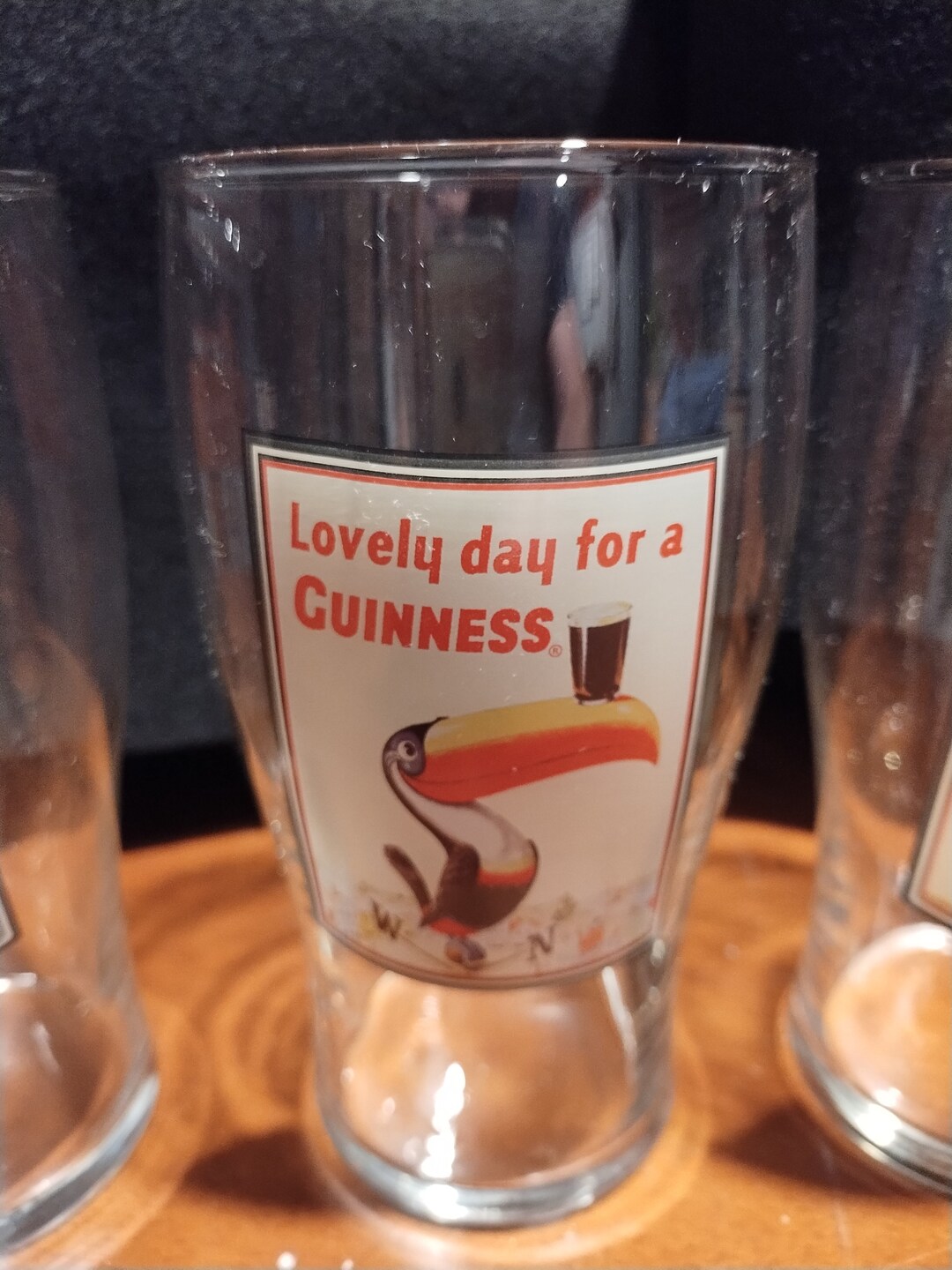 Vintage Guinness Pint Glass - Etsy