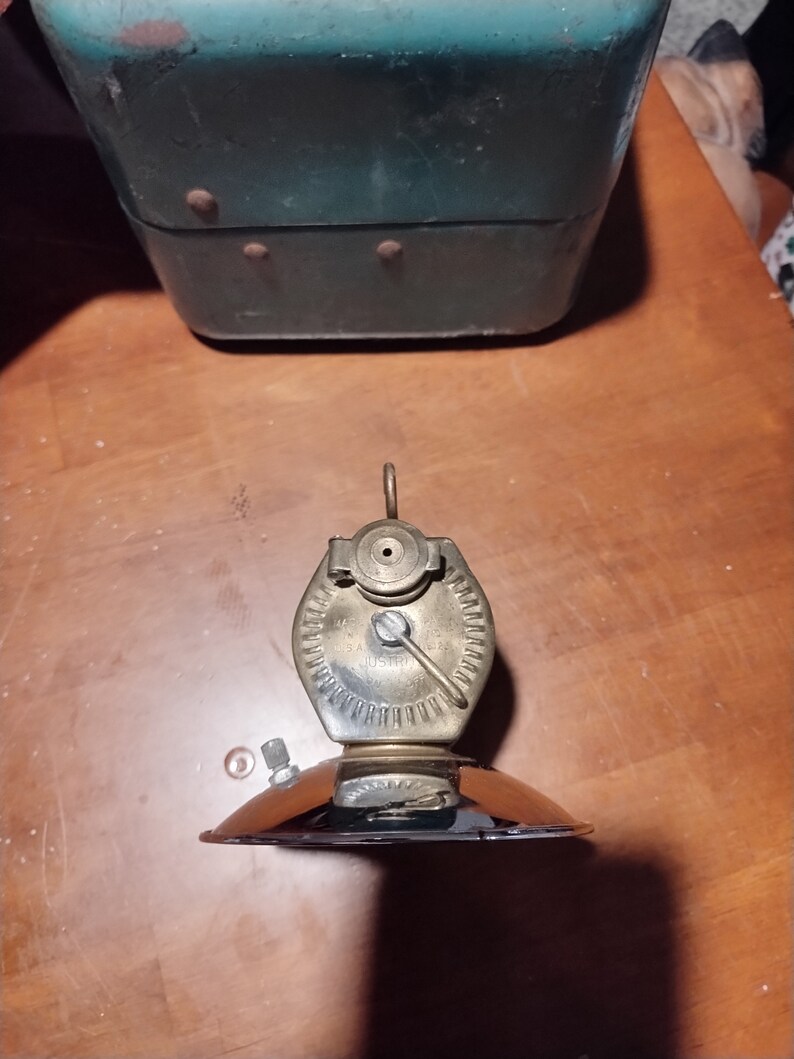 Vintage Justrite Headlamp - Etsy