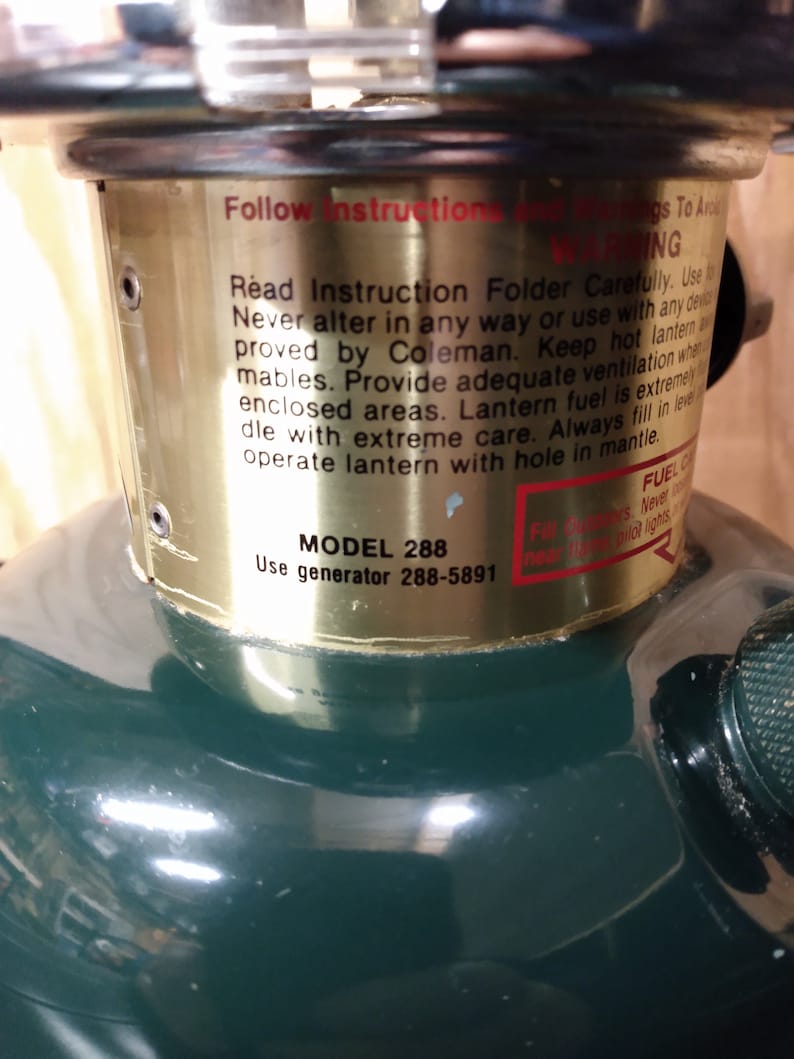 Vintage 1983 Coleman CL2 Lantern - Etsy