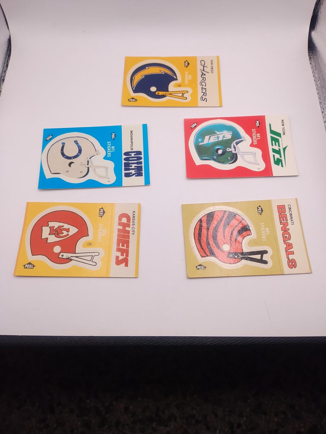 NFL 1980s AFC Helmet Stickers - Etsy