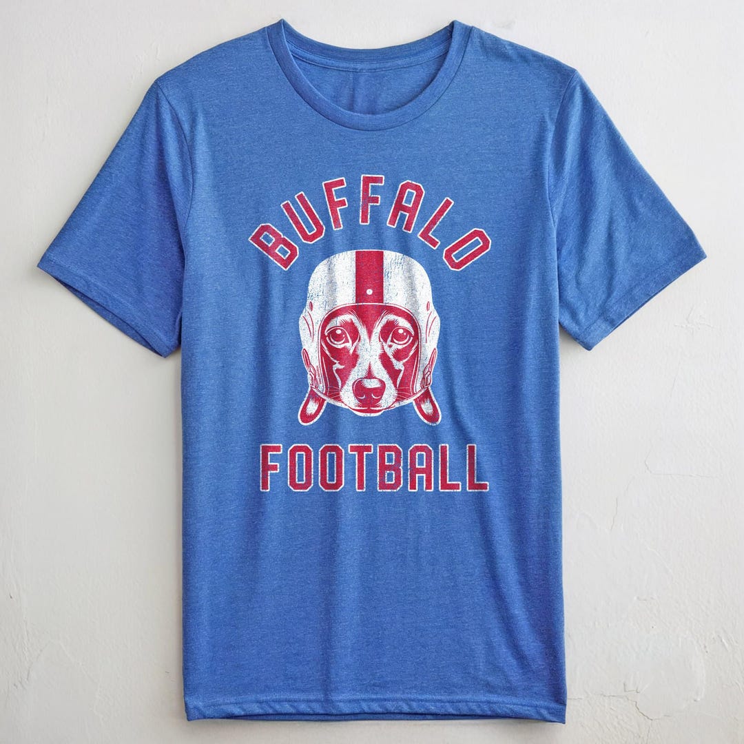 Buffalo Football Dachshund T-shirt, Dog Lover Gift for Bills Fans - Etsy