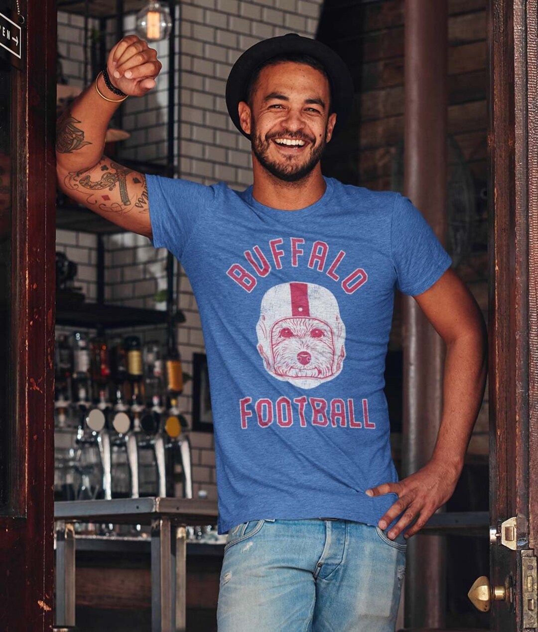Buffalo Football Poodle T-shirt, Dog Lover Gift for Bills Fans - Etsy